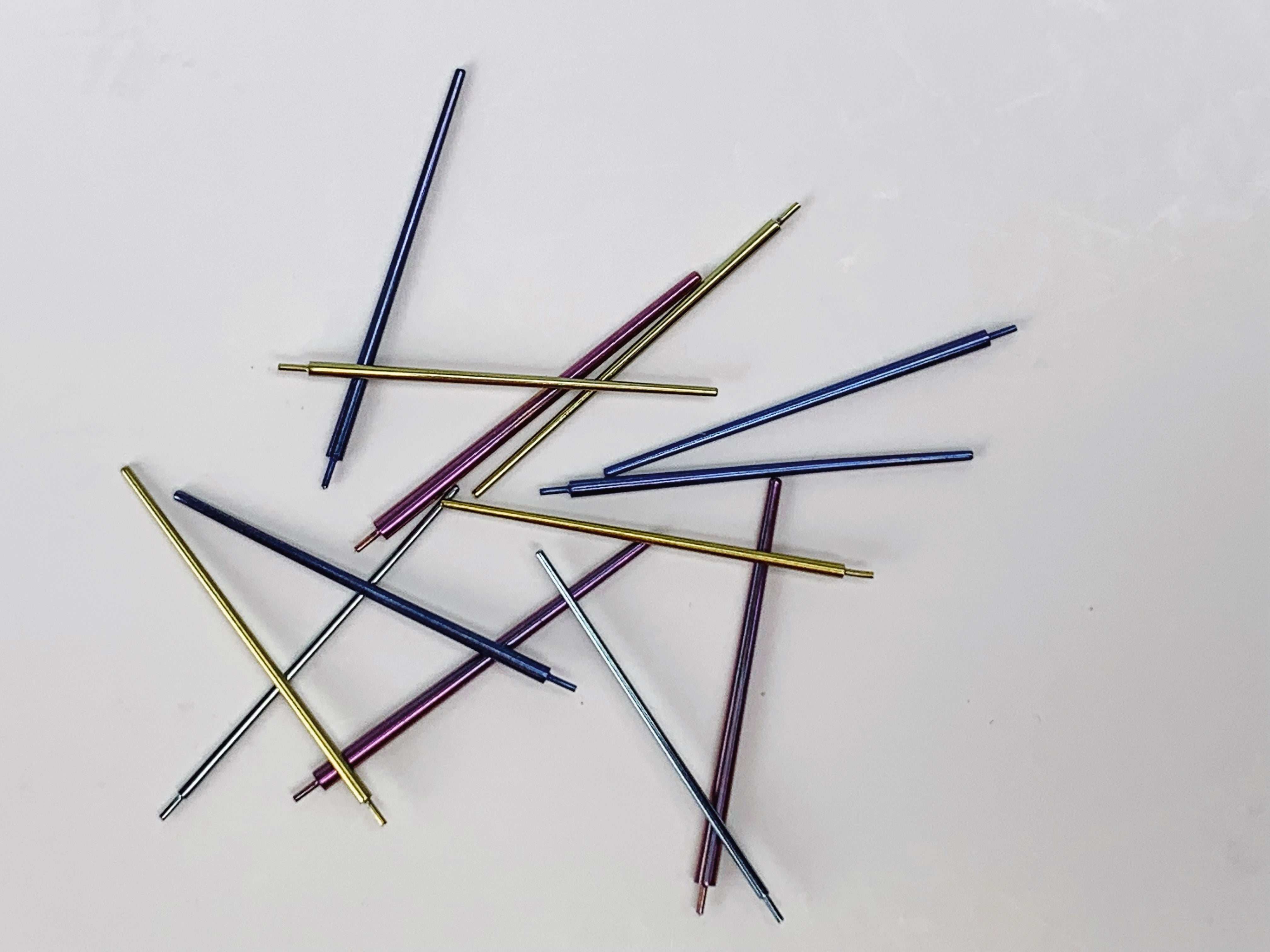 Titanium Pin Taper Pick Gauge - Color Coded – Pierced Affliction